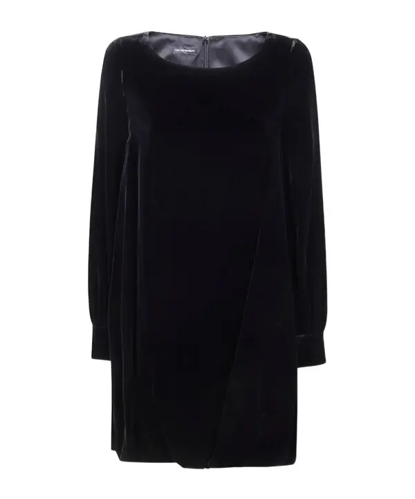 Emporio Armani Long Sleeve Crepe Dress