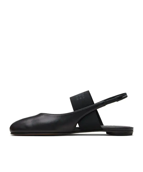 MAISON MARGIELA Leather Open-toe Slingback Sandals - Black