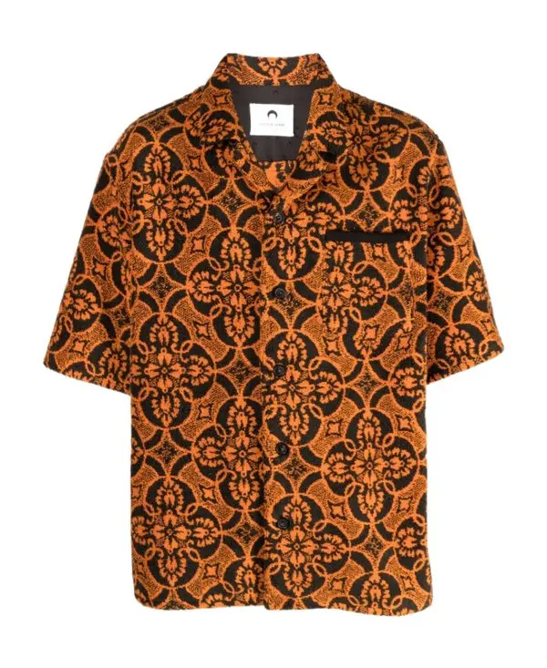 MARINE SERRE Logo Short-sleeved Shirt