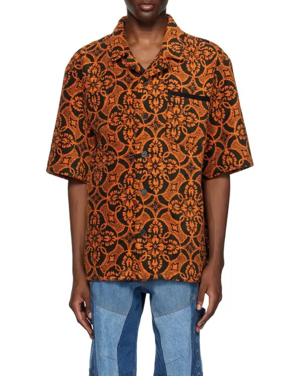 MARINE SERRE Logo Short-sleeved Shirt