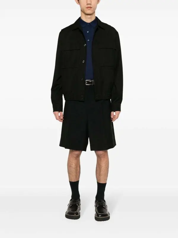 John Smedley Adrian Short-sleeve Polo Shirt - Black