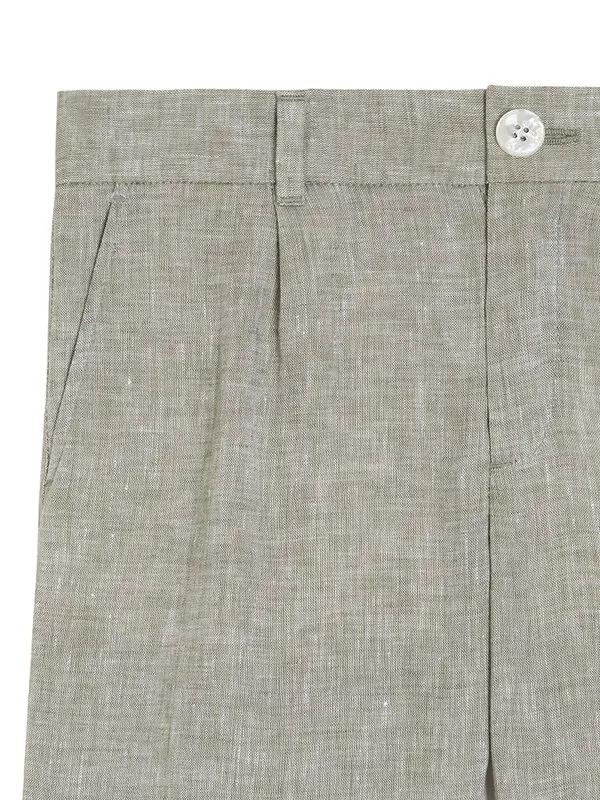 Dolce & Gabbana Linen Bermuda Shorts