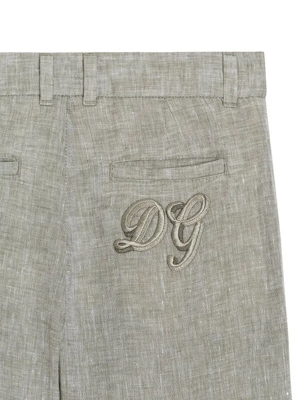 Dolce & Gabbana Linen Bermuda Shorts
