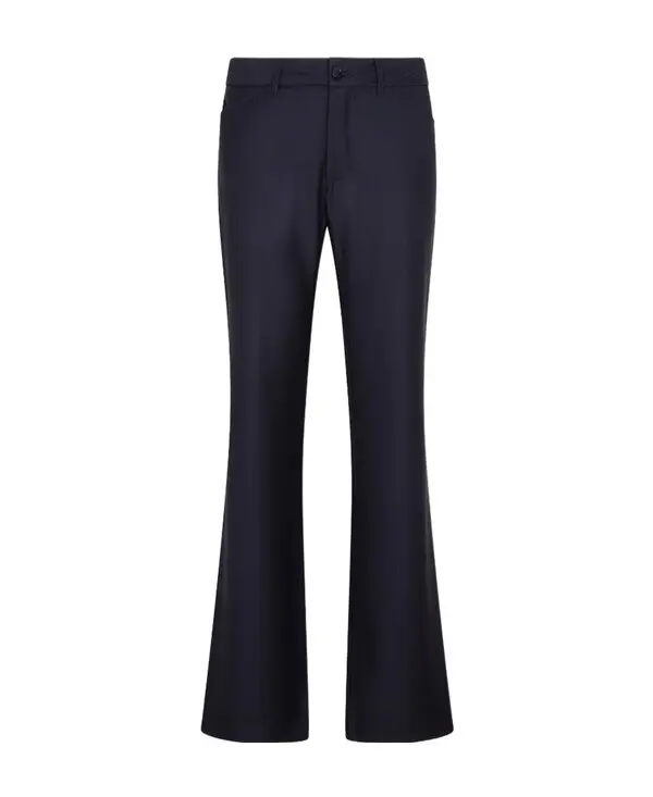 Etro Striped Tailored Trousers - Black