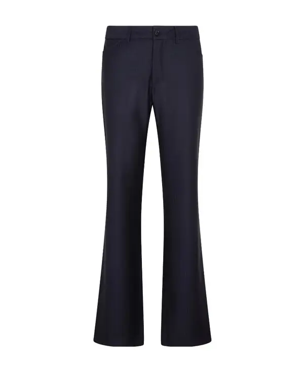 Etro Striped Tailored Trousers - Black