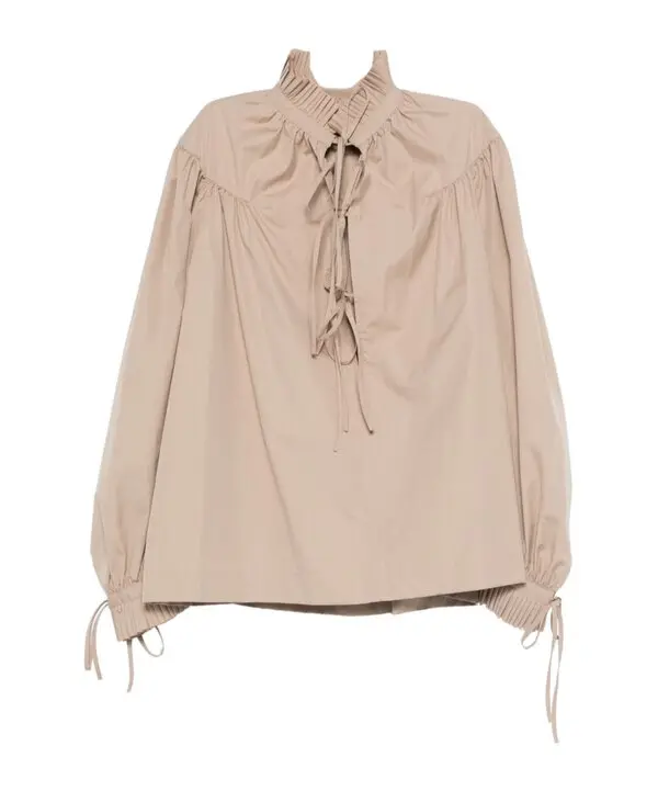 Dries Van Noten Ruffled Tie Blouse - No