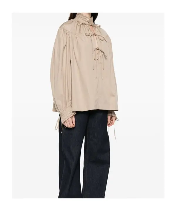 Dries Van Noten Ruffled Tie Blouse - No