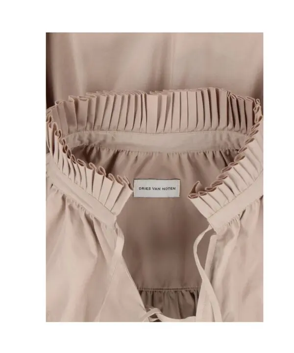Dries Van Noten Ruffled Tie Blouse - No