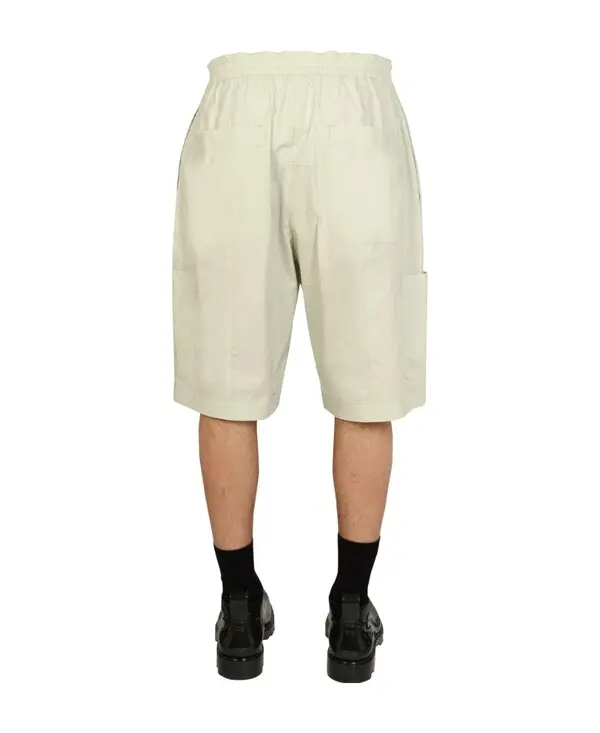AMBUSH Elasticated Waist Shorts With Embroidered Logo - Nude