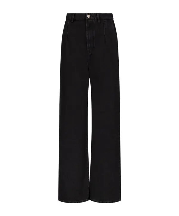 Loulou De Saison Attu Lds Pleated Jeans - Washed Grey