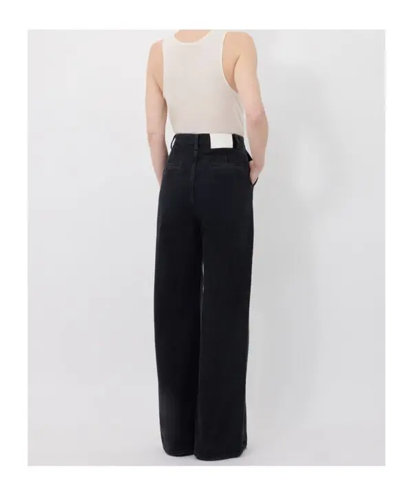 Loulou De Saison Pleated High Waisted Jeans