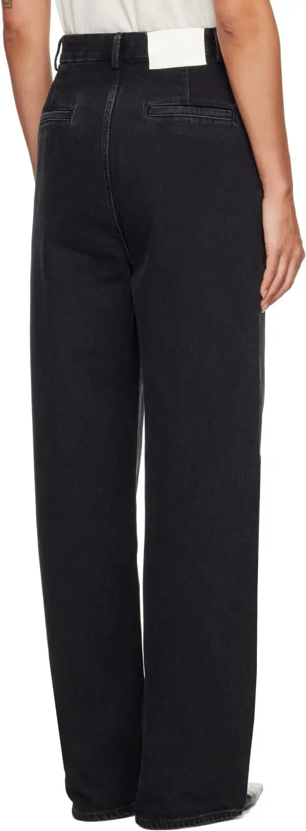 Loulou De Saison Pleated High Waisted Jeans
