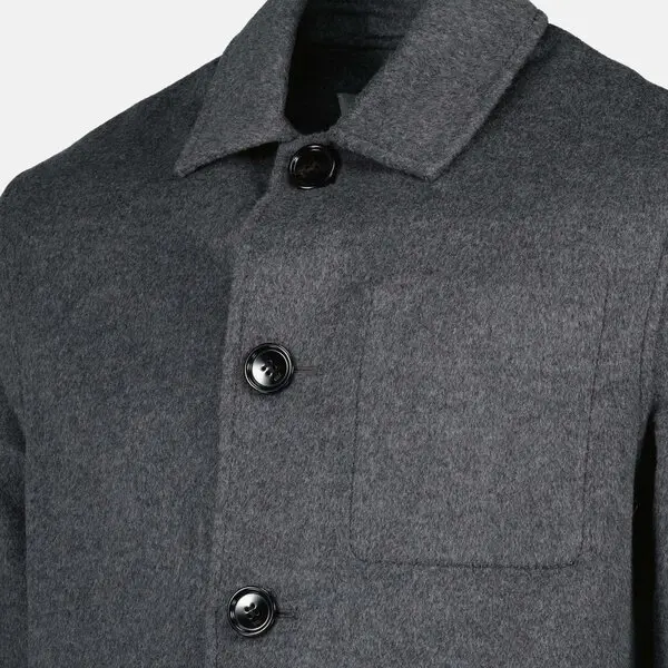 AMI Paris Button-up Jacket - Black
