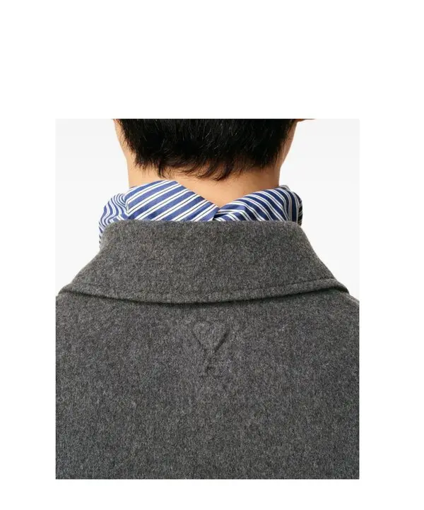 AMI Paris Button-up Jacket - Black
