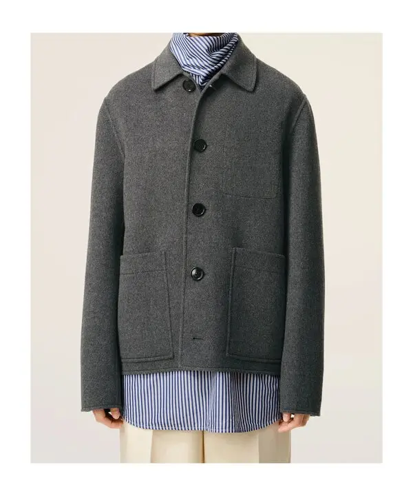 AMI Paris Button-up Jacket - No