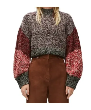Loewe Wool Sweater With Lantern Sleeves