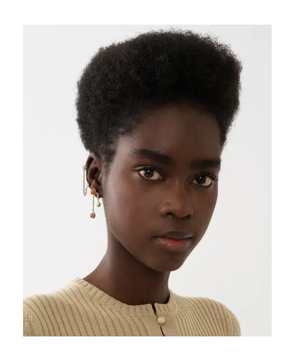 Chloé Logo Pendant Earrings