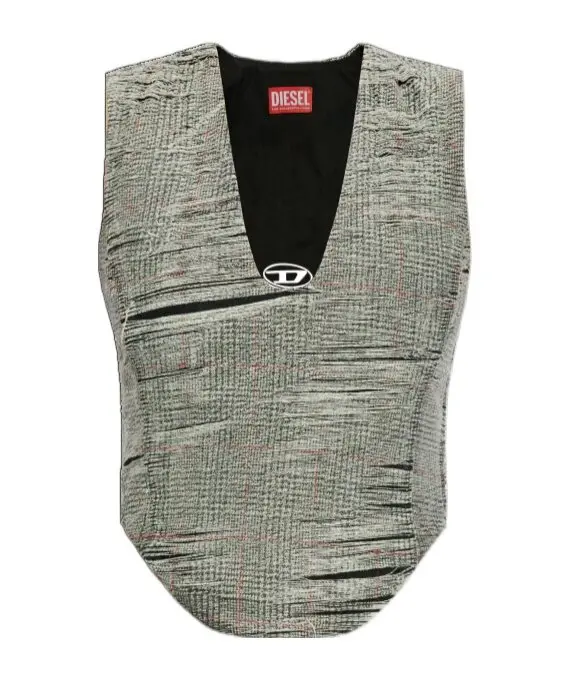 DIESEL® De-laris-fsg Sleeveless V-neck Top