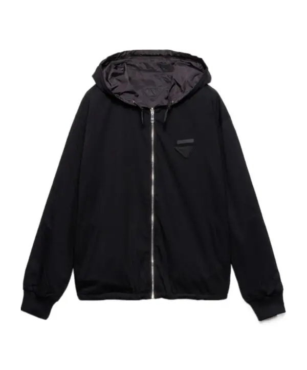 Prada Zip-up Hooded Jacket