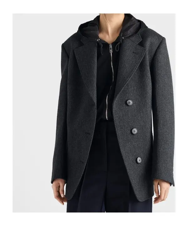 Prada Zip-up Hooded Jacket