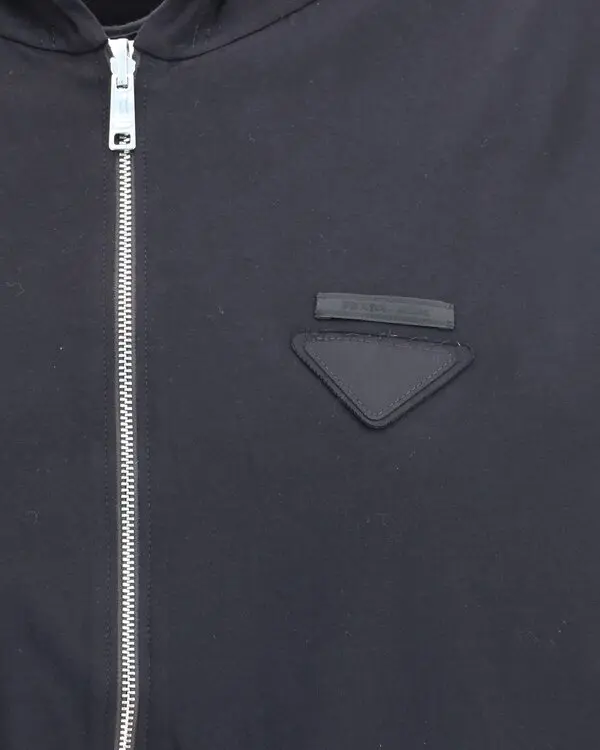 Prada Zip-up Hooded Jacket