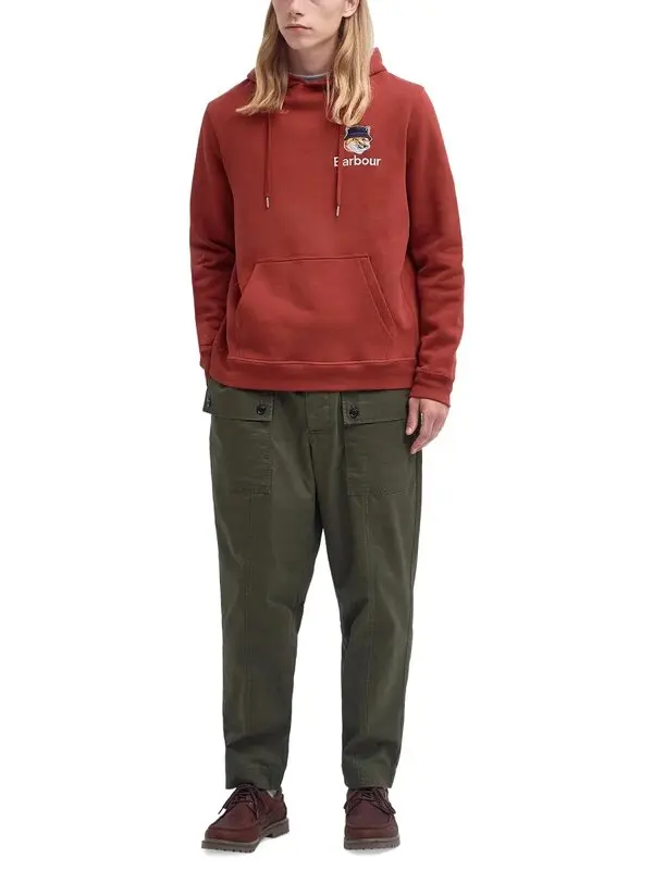 Maison Kitsuné Barbour X Fox Hooded Hoodie