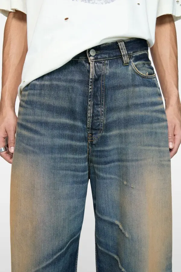 Acne Studios Super Baggy Fit Jeans - Blue