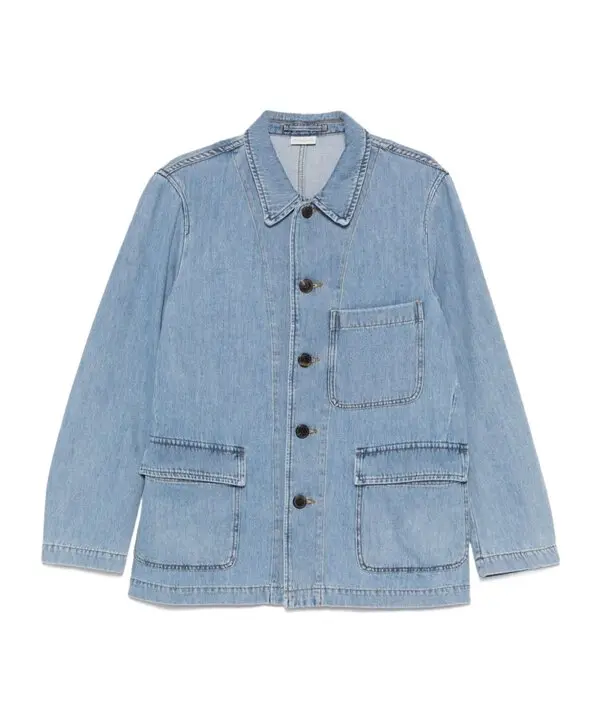 Dries Van Noten Long Sleeve Denim Jacket - Blue