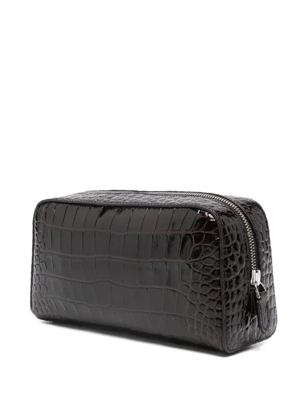 TOM FORD Embossed Zipped Wash Bag