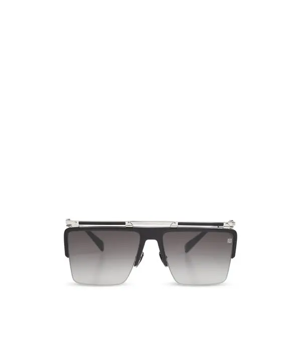 Balmain Logo Sunglasses - Silver