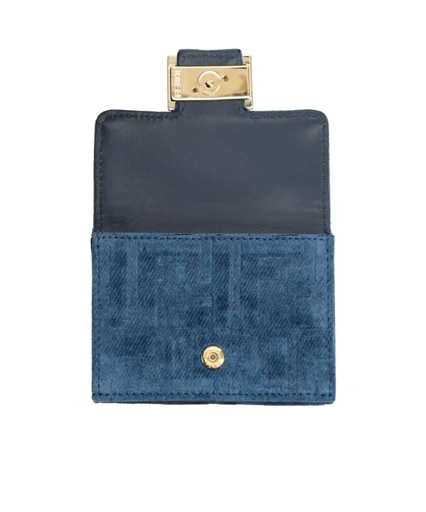 Fendi Monogram Jacquard Folded Wallet