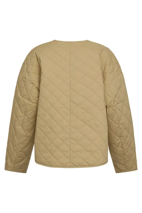 TOTEME Quilted Crewneck Jacket - Desert