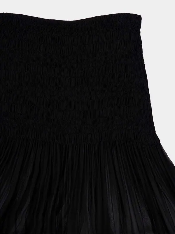 Saint Laurent Ruffled Maxi Skirt