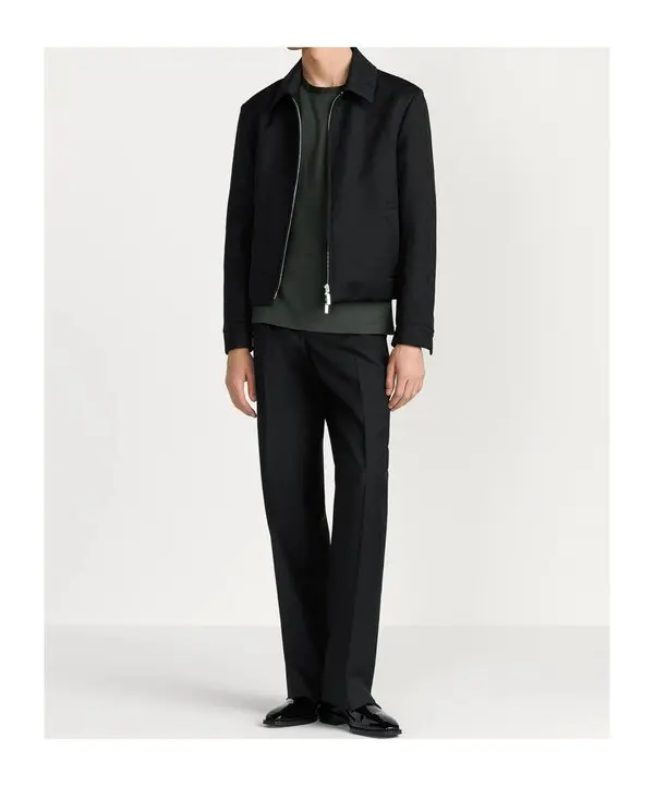 Dior Reversible Zipped Jacket With Jacquard And Cannage Patterns - Grey