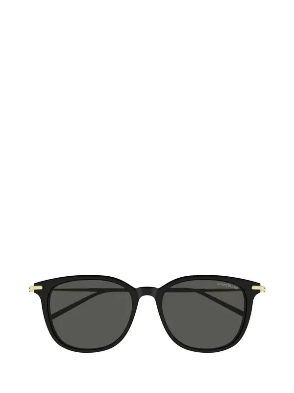 Montblanc Eyewear Square Frame Sunglasses - Black