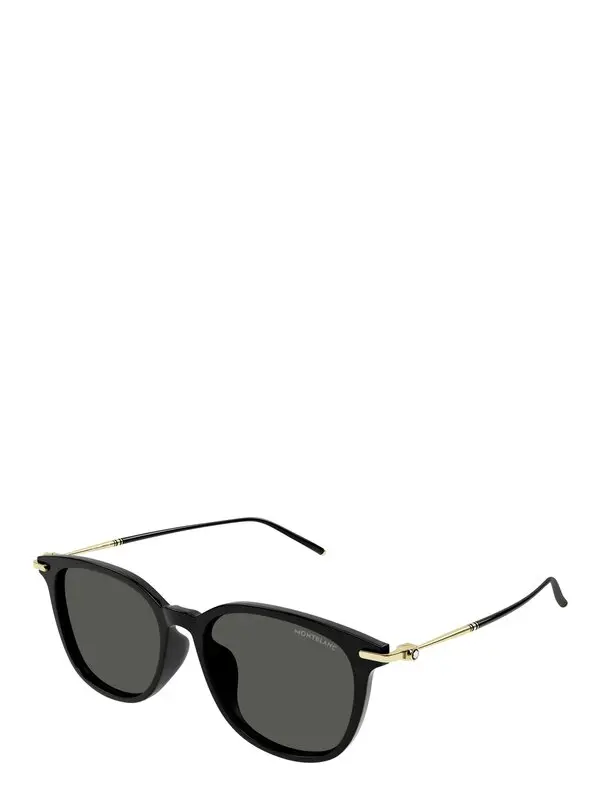 Montblanc Square Frame Sunglasses - Black