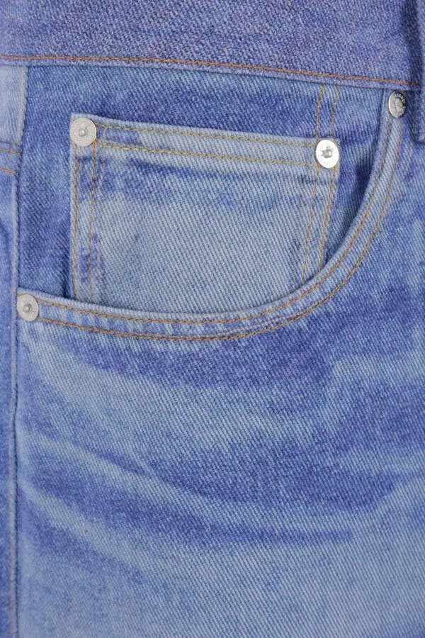 Our Legacy Third Cut Wide Straight-leg Jeans - Blue
