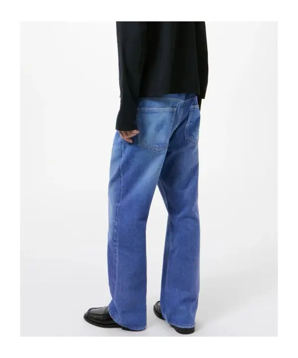 Our Legacy Third Cut Wide Straight-leg Jeans - Blue