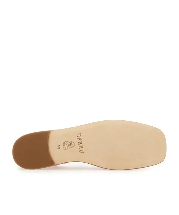 Hereu Dansa Square-toe Ballerina Flats - Pink