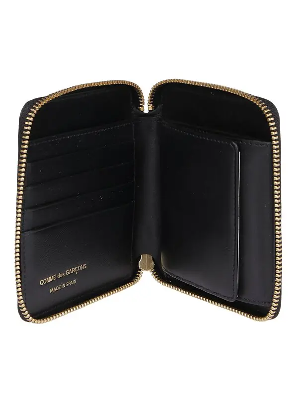 Comme Des Garçons Zipped Wallet - Black