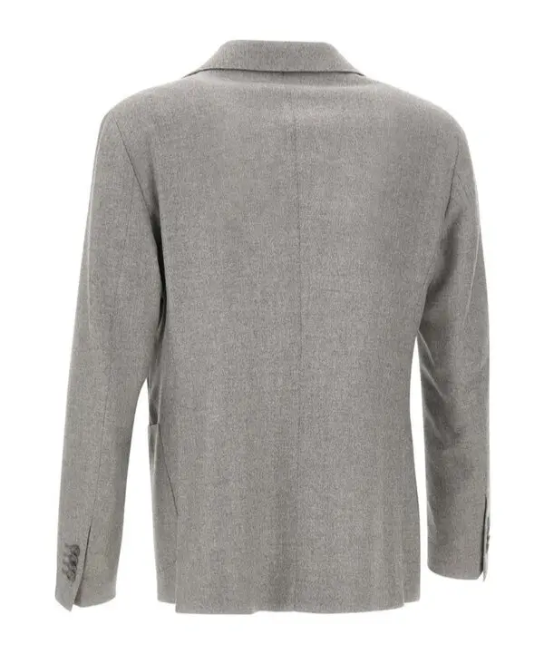 Tagliatore Single Breasted Tailored Blazer - Grey