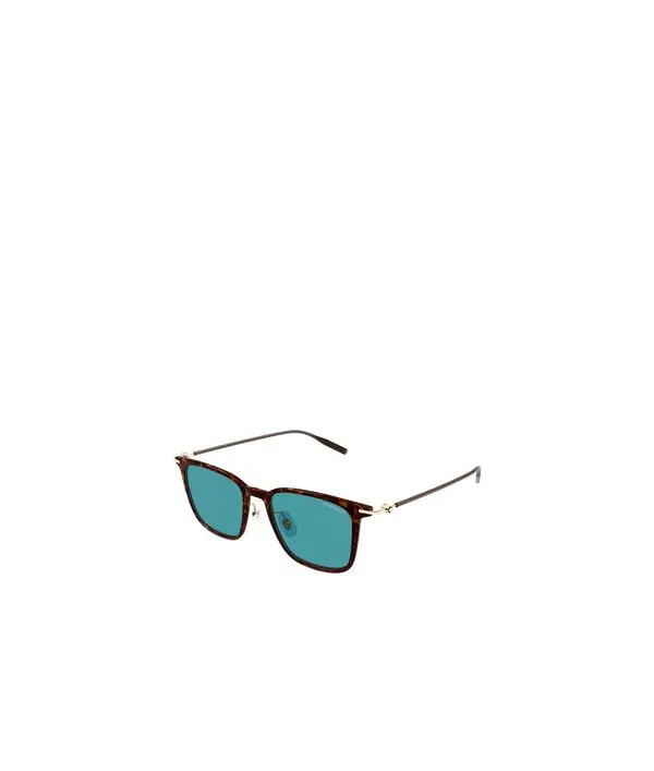 Montblanc Eyewear Square Frame Sunglasses - Blue
