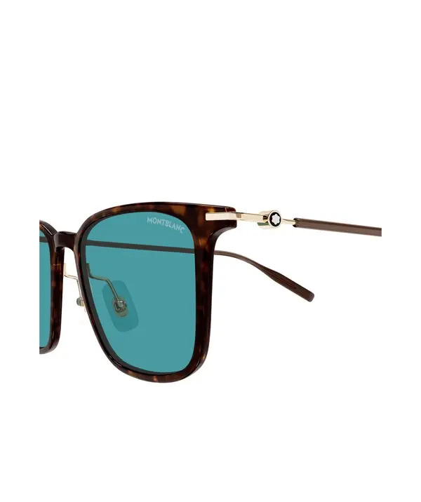 Montblanc Square Frame Sunglasses - Blue