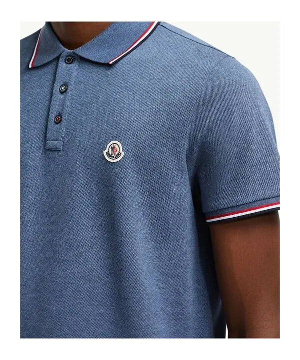 Moncler Logo Patch Short-sleeved Polo Shirt