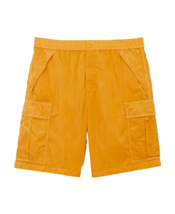 Burberry Capleton Elasticated Waistband Cargo Shorts - Orange