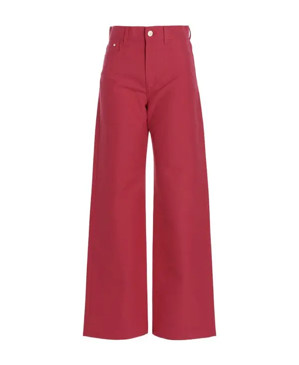 WANDLER Straight Trousers With Belt Ring