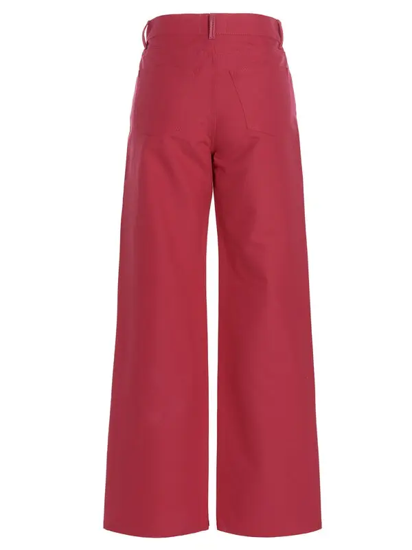WANDLER Straight Trousers With Belt Ring