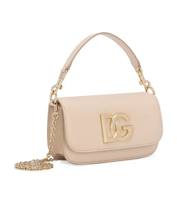 Dolce & Gabbana Small Shoulder Bag - Nude