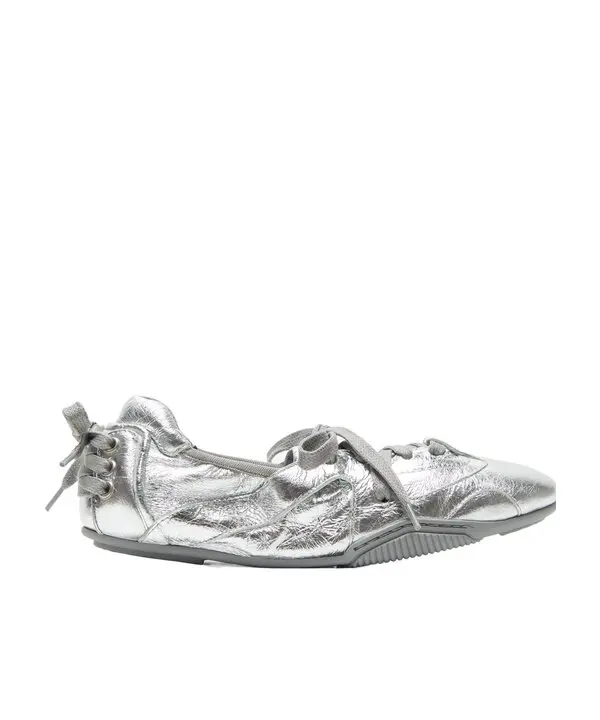 Acne Studios Lace-up Sneakers - Silver