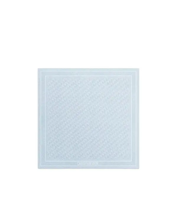 Dior Oblique Natte Shawl - Blue